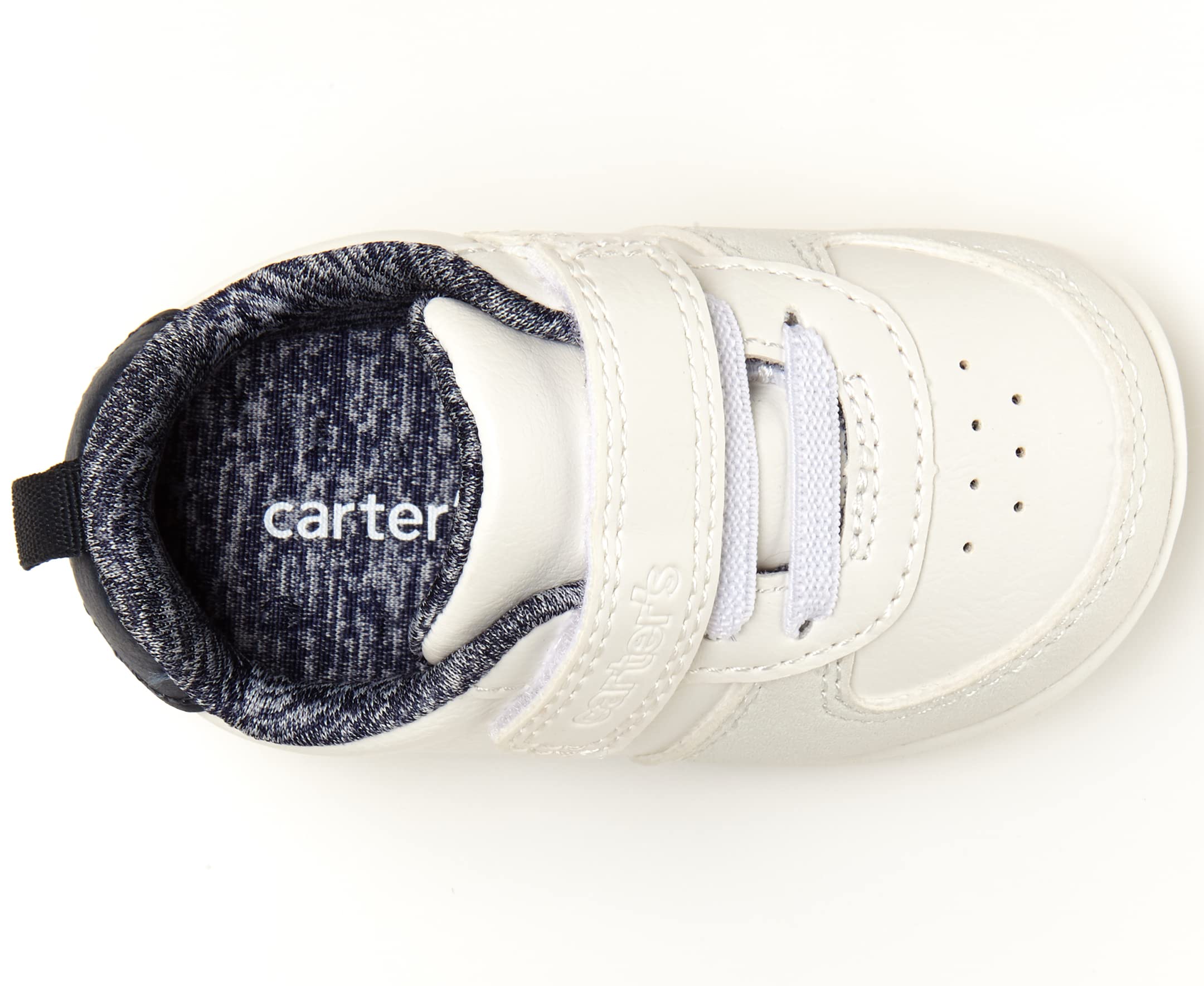 Carter's Every Step Baby Kyle-Bp First Walker Shoe, New White, 3 US Unisex Infant