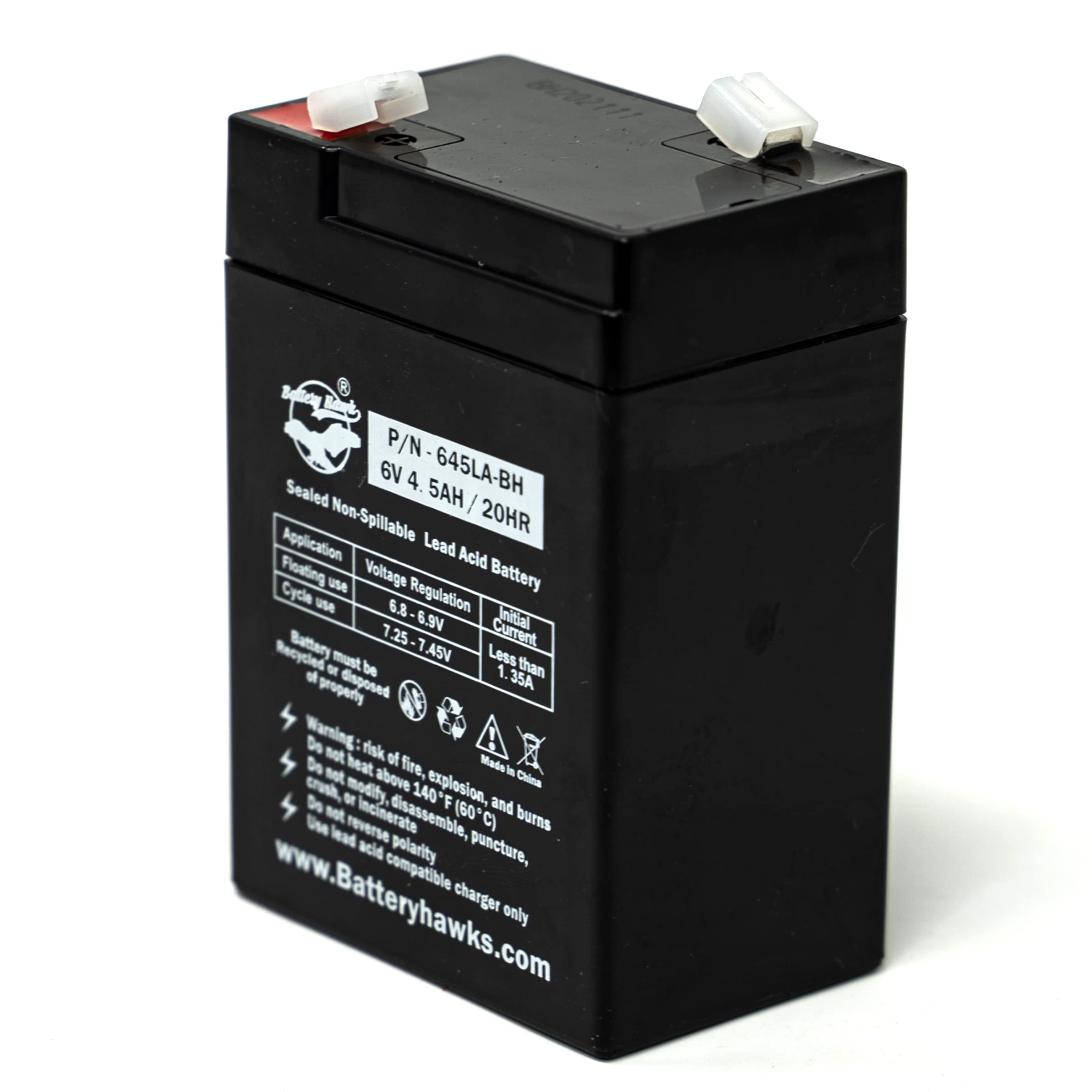 UB645 ELB-0604 Battery ELB0604 6V4.5AH 6V 4.5AH SLA Sealed Lead Acid Battery for Exit Sign Emergency Light SLA0905 AH 4.0 AMP HOUR 120255