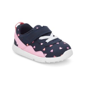 carter's every step baby girls kit-gp first walker shoe, print, 3 infant