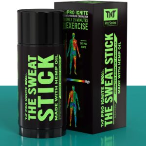 tnt pro ignite hot sweat cream stick: pre-workout, firming & tightening, 2.7 oz - for men & women, all skin types