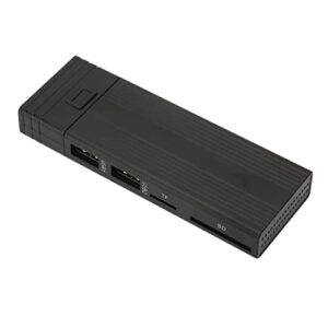 gaeirt ssd hub usb c, type c ssd enclosure support usb2.0 easy to use for computers for tablets for game consoles ps5(black)