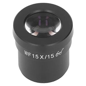 15x wide field eyepiece, high eye point comfortable viewing clearer wide angle microscope lens high transmittance for laboratory