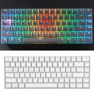 Gaming Keyboard, Wired Type C Mechanical Keyboard 82 Keys Ergonomic Design for Desktop Computer for