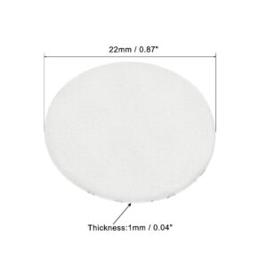 PATIKIL 22mm/0.87" Foam Lid Liner, 500Pack Adhesive PS Pressure Sensitive Seal Cap Liners Resistant Tamper for Plastic Glass Jar Bottle Cap Seals