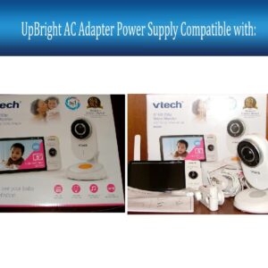 UpBright 5V AC/DC Adapter Compatible with VTech VM919HD VM919-2HD 7" Video Baby Monitor VM818HD VM818 HD RM5854HD RM5854-C 5" BU Camera PU Parent Unit VTPL VT05EUS05100 BD-0501000 Power Supply Charger