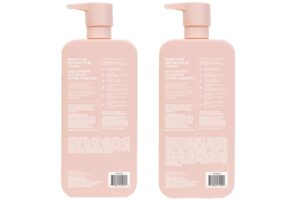 monday moisturizing shampoo and conditioner set for dry and damaged hair 2 pk, 30 oz (1 shampoo + 1 conditioner)