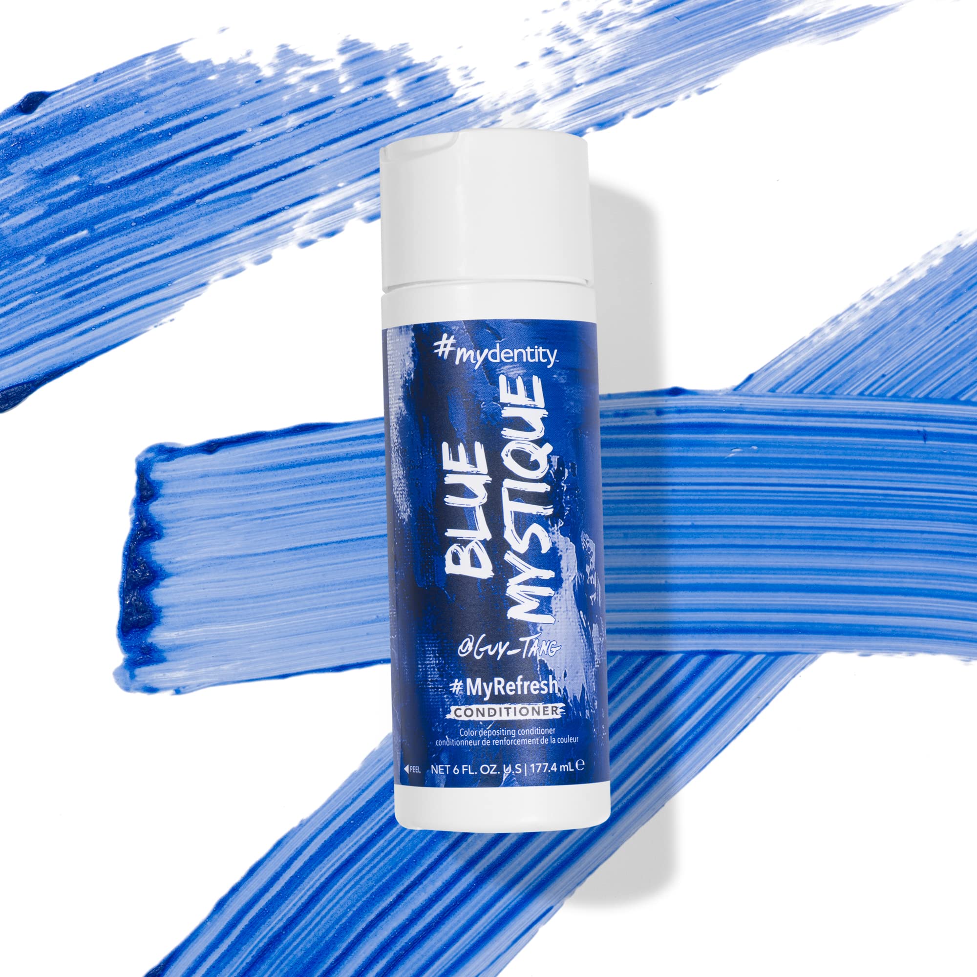 #mydentity MyRefresh Color Depositing Conditioner, Blue Mystique, 6 oz | Temporary Hair Dye | Color Lasts up to 25 washes