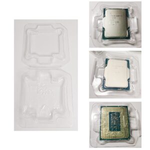 20 PCS Computer CPU Case Tray Packaging Clamshell for Intel LGA1700 i3 i5 i7 i9 CPU Protector Cover