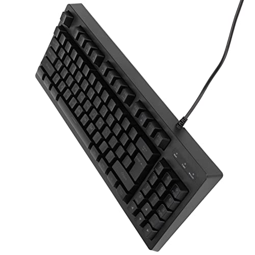 Wuqioei Wired Computer Keyboard,89 Keys RGB Backlight Gaming Keyboard,Mechanical Keyboard with Floating Keycap and Drainage Hole,for Computer/Laptop/Desktop