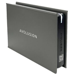 Avolusion Mini Pro-5X 1TB USB 3.0 Portable External Gaming Hard Drive - Grey (for PS4, Pre-Formatted) (Renewed)