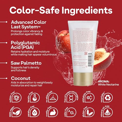 Colorproof Volume Conditioner for Women 1.7 Fl. Oz. Volume Conditioner, White Nectarine Scent, Travel Size Sulfate Free Conditioner