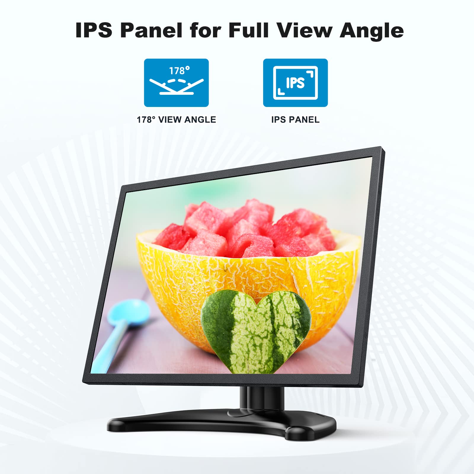 Miktver 10.5 inch Small Monitor, FHD IPS 1920x1280p HDMI Display Screen, Portable IPS Display for Gaming/Computer/CCTV Security Camera