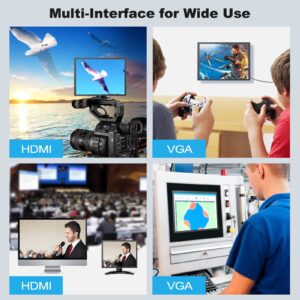 Miktver 10.5 inch Small Monitor, FHD IPS 1920x1280p HDMI Display Screen, Portable IPS Display for Gaming/Computer/CCTV Security Camera