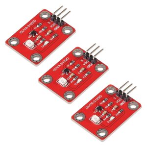 3pcs uv sensor 240-370nm guva-s12sd 3528 solar ultraviolet intensity module dc 3.3-5v for arduino raspberry pi