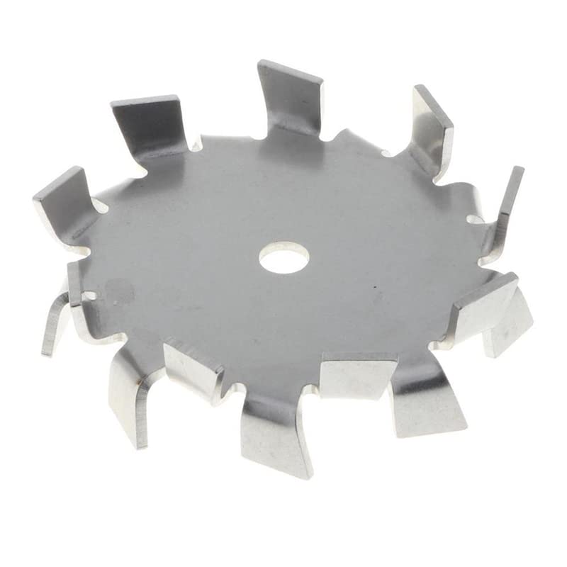 PGFUN 304 Stainless Steel Dispersing Disc 30-500mm/1.2-19.7 inch Dispersion Impeller High Speed Dispersing Machine Blade Paddle Impeller with 8mm Shaft Hole (Dia 30mm/1.2")