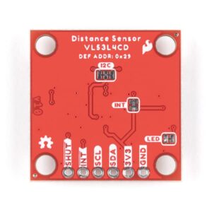 SparkFun Distance Sensor - 1.3 Meter, VL53L4CD (Qwiic) - 1mm to 1300mm Measurement Distance - 1 Millimeter Precision Resolution with Around +/-7mm Accuracy - 2.6V to 3.5V Power Requirement