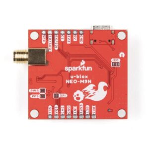 SparkFun GPS Breakout - NEO-M9N, SMA (Qwiic) - GPS Board w/Equally Impressive Configuration Options - Time-to-First-Fix: Cold: 24s Hot: 2s - Max Altitude: 80,000m - 4 Concurrent GNSS