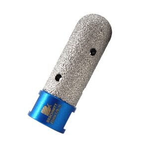 diamond finger milling bits - brschnitt 4/5" dry core drill bit for enlarging shaping existing holes of porcelain,hard ceramic,granite,marble diamond hole saw with 5/8-11 thread (20mm) blue