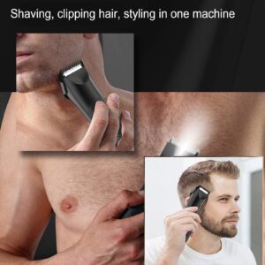 Electric Groin Hair Trimmer, Balls Shaver for Men Electric Groin Hair Trimmer for Men Rechargeable Body Groomer Pubic Hair Razor Balls Shaver IPX7 Waterproof Washable Wet/Dry Clipper Body Grooming