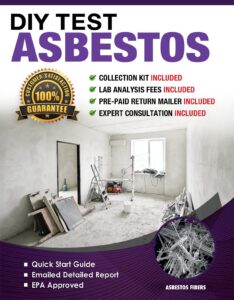 balorp diy test asbestos 2 pk- includes all lab fees - test popcorn ceiling, tile, insulation, adhesive, mastic, drywall and other materials for asbestos, diy408