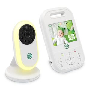 LeapFrog LF2423 Video Baby Monitor, 2.8” Screen Baby Video Monitor with Camera, 2-Way Audio, 1000ft Range, Night Vision, Soothing LullabiesTemperature Sensor, Secure Transmission No WiFi