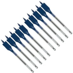 tjpoto 10pack replacement part new # 2610958251 dsb1008b 11/16 in. x 6 in. daredevil spade bits (bulk) for bosch