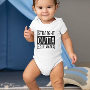 Smartprints Straight Outta Holy Water Baby's Bodysuit