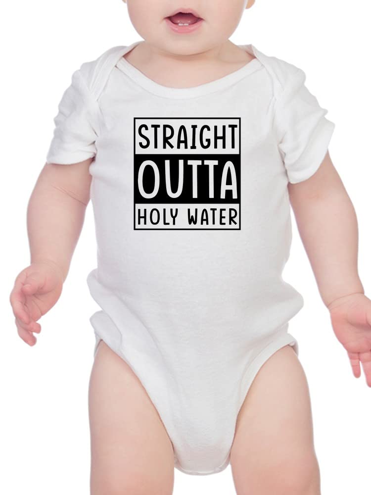 Smartprints Straight Outta Holy Water Baby's Bodysuit