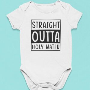 Smartprints Straight Outta Holy Water Baby's Bodysuit