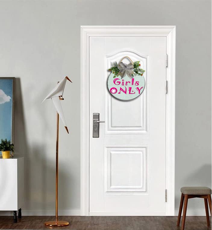 Girls Only Sign For Bedroom Door Model 91 Girls Room Decor For Nursery,Kids Bedroom Decor For Bedroom 12X12" By Weytff