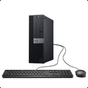 dell optiplex 5060 sff high performance desktop computer, intel six core i5-8500 up to 4.1ghz, 16g ddr4, 256g ssd, wifi, bt, 4k support, dp, windows 10 pro 64 bit english/spanish/french (renewed)