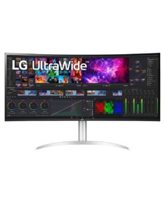 lg 40wp95c-w 40” ultrawide curved wuhd (5120 x 2160) 5k2k nano ips display, dci-p3 98% (typ.) with hdr10