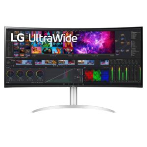 LG 40WP95C-W 40” UltraWide Curved WUHD (5120 x 2160) 5K2K Nano IPS Display, DCI-P3 98% (Typ.) with HDR10