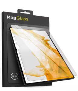 magglass screen protector for samsung galaxy tab s8 ultra and tab s9 ultra - high clarity uhd tempered glass