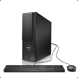 dell precision t1700 sff desktop computer pc, intel quad core i7-4790 up to 4.0ghz, 16g ddr3, 256g ssd, dvd, wifi, bt, 4k support, dp, vga, windows 10 pro 64 bit english/spanish/french (renewed)