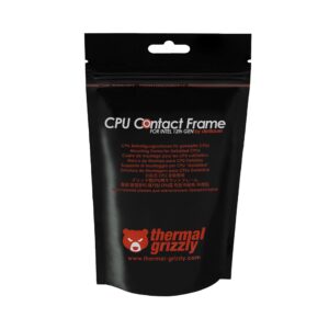 Thermal Grizzly - CPU Contact Frame Intel 12th Generation - for Optimized CPU Contact Pressure to Improve The Cooling Performance - Easy Install - by der8auer