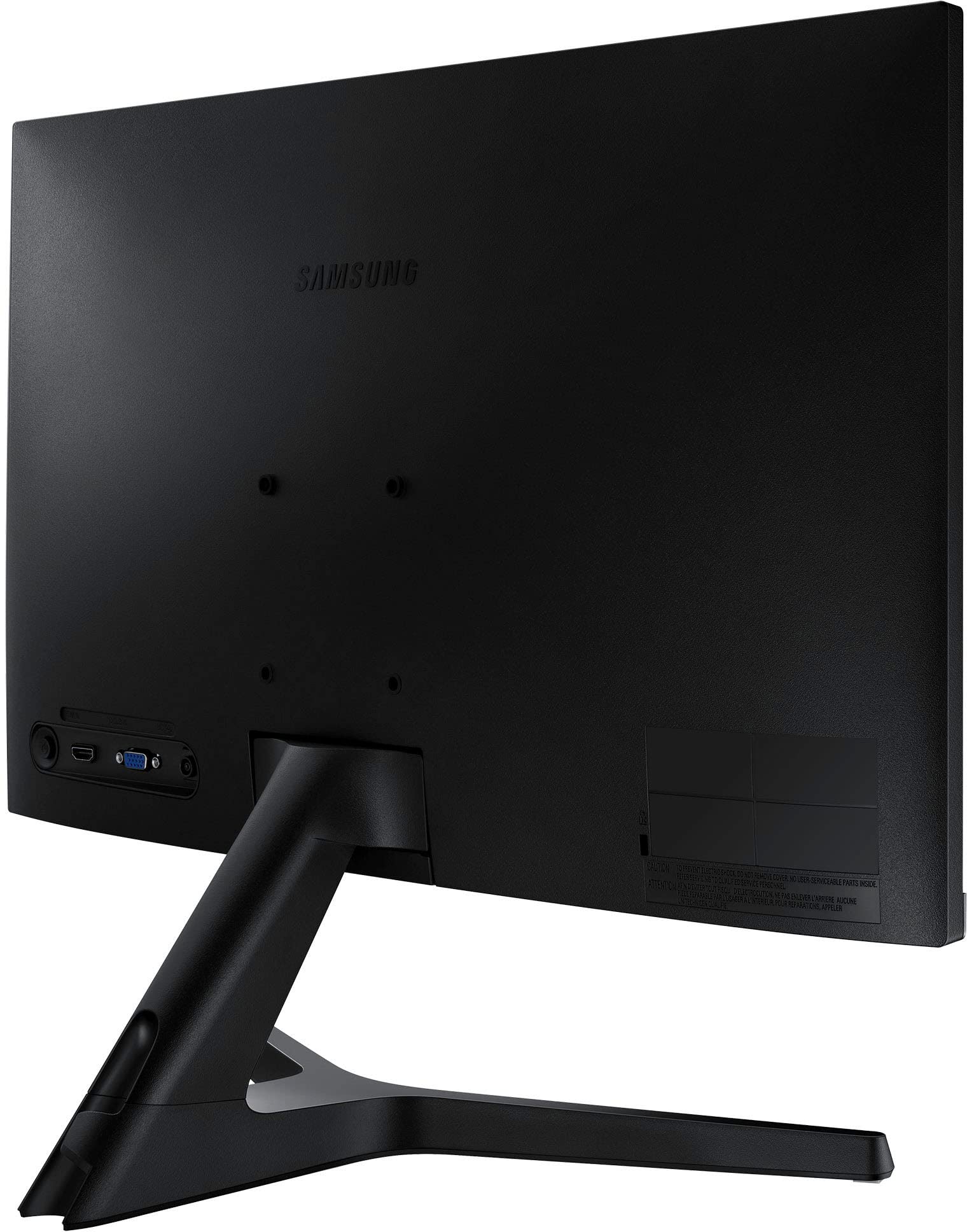 Samsung - 24" LED FHD AMD FreeSync Monitor with Bezel-Less Design (HDMI, D-sub) - Black