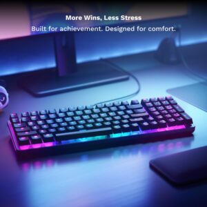 Glorious GMMK 2 Gaming Keyboard Base - Full Size Barebones Kit- Hot Swappable Black Mechanical Keyboard - Modular, Wired, RGB Backlit,- PC Setup Accessories - 96%, Black