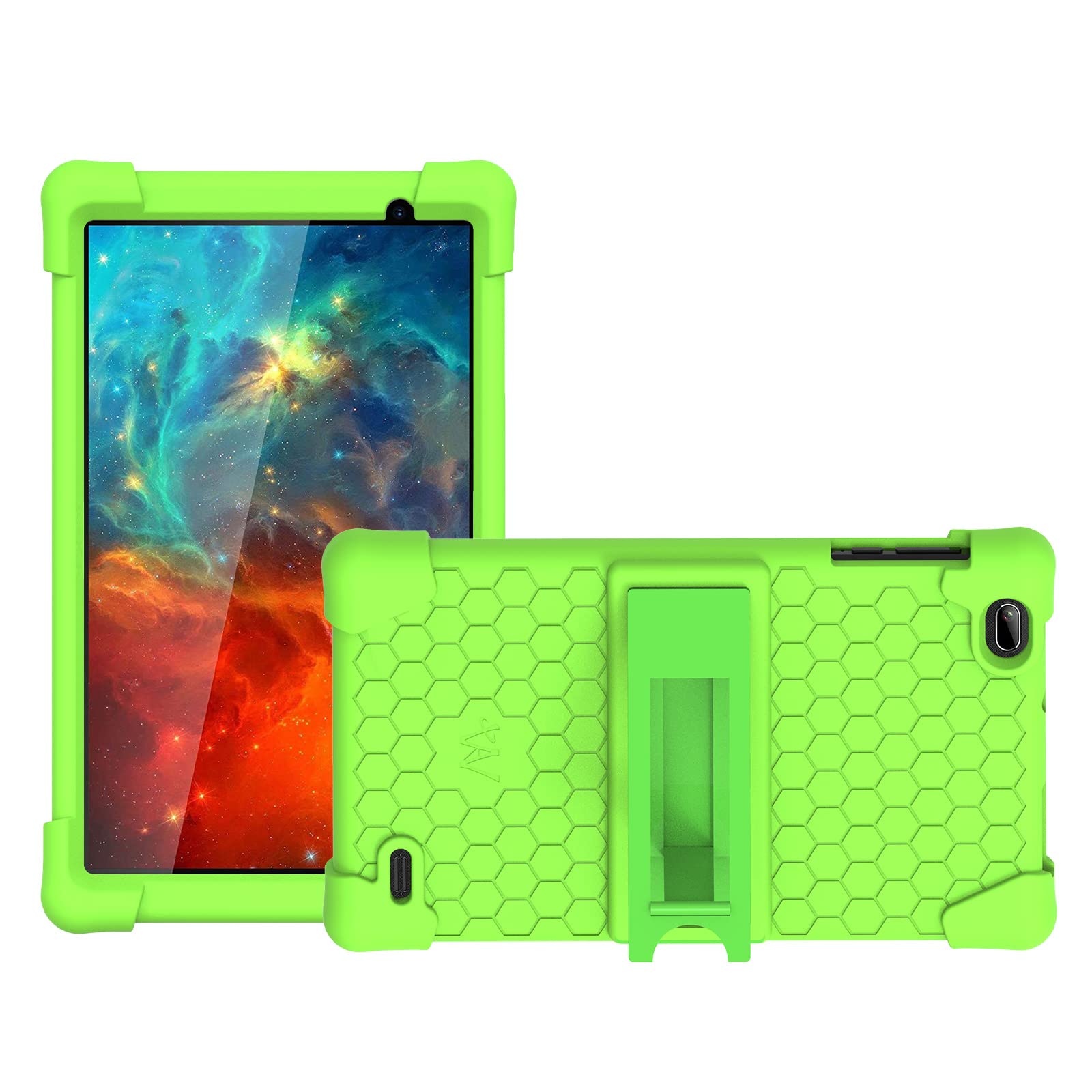 Transwon Kids Case for QLINK Scepter 8 Tablet/for Gateway 8 Inch Tablet Model GATA30812 - Green