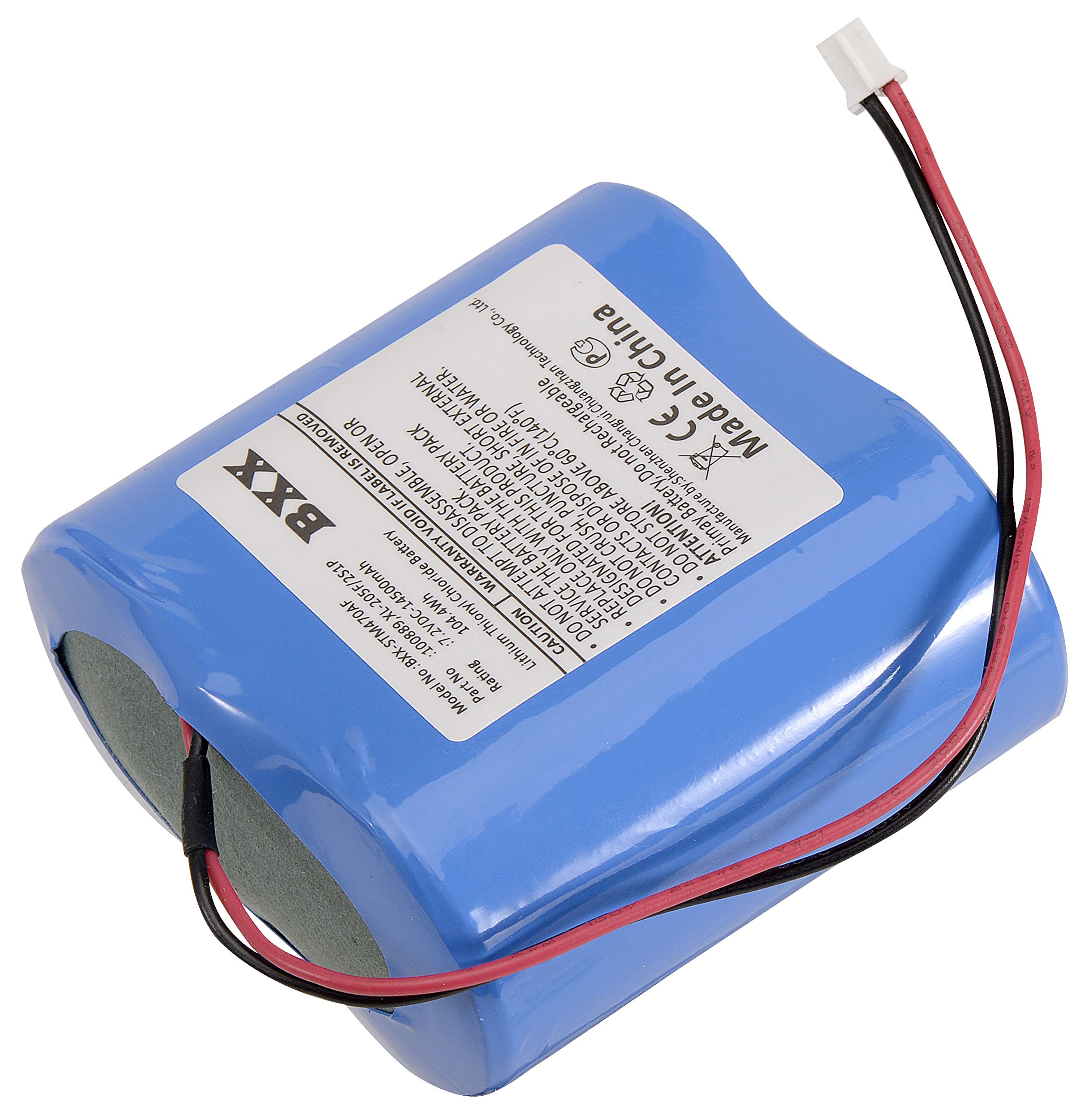 BXX Replacement Battery for Seametrics 100889, XL-205F/2S1P, AG2000 Flowmeter, iMag4700 Flowmeter 14500mAh 7.2V