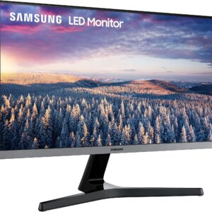 Samsung - 24" LED FHD AMD FreeSync Monitor with Bezel-Less Design (HDMI, D-sub) - Black