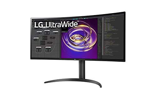 LG 34” 34BP85CN-B 21:9 QHD UltraWide™ Curved Monitor with HDR10, USB Type-C™, & AMD FreeSync™