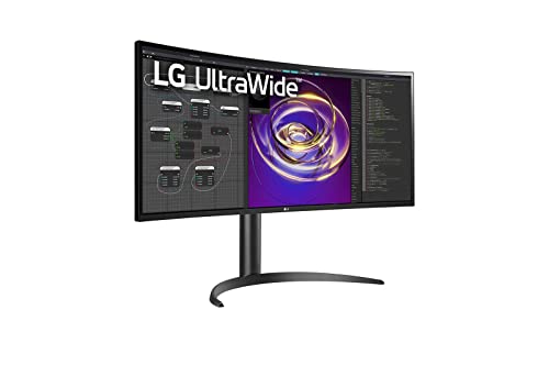 LG 34” 34BP85CN-B 21:9 QHD UltraWide™ Curved Monitor with HDR10, USB Type-C™, & AMD FreeSync™