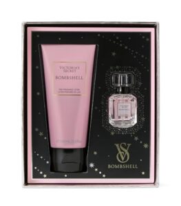 victoria's secret bombshell mini fragrance duo gift set: mini eau de parfum & travel lotion