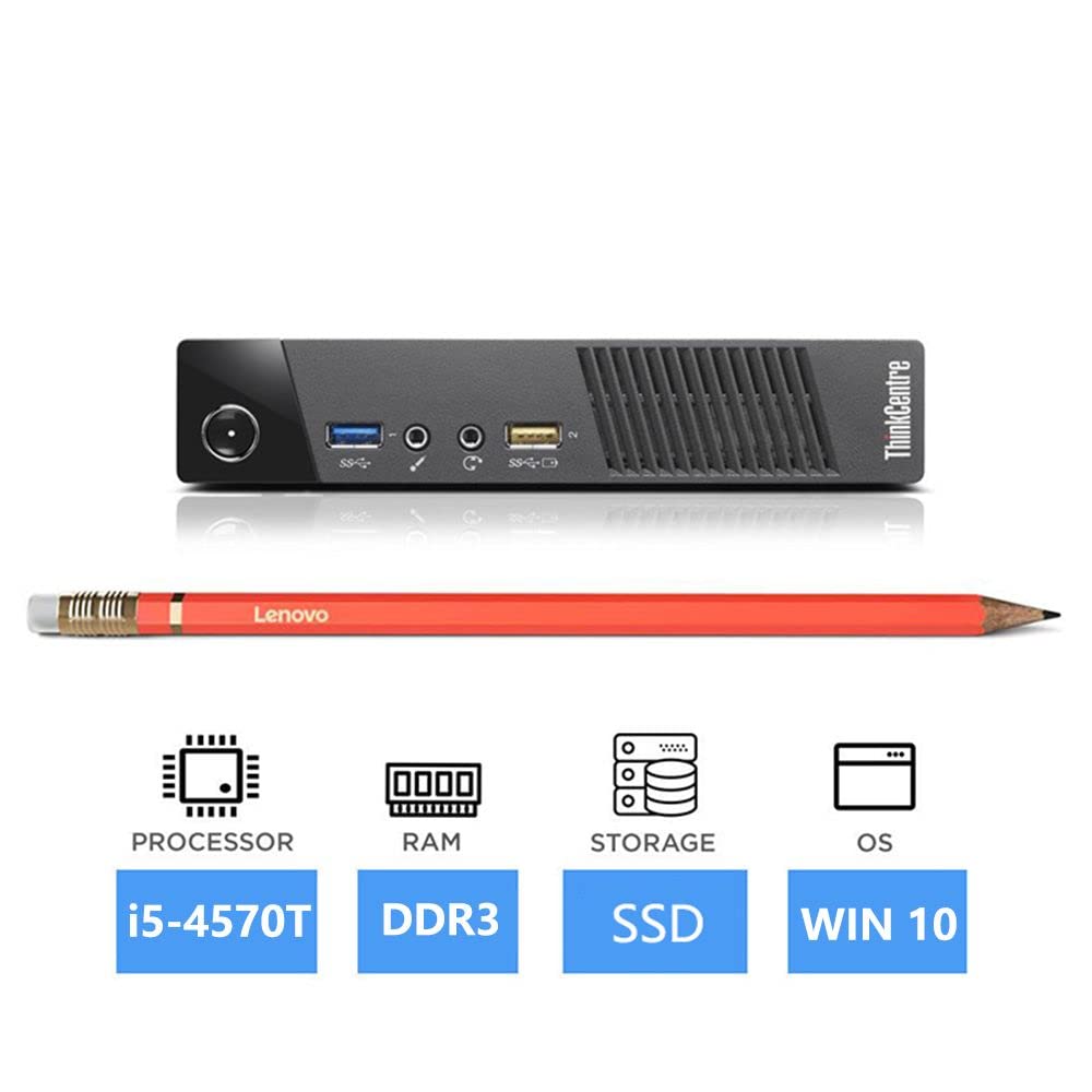 Lenovo ThinkCentre M73 Tiny Desktop Computer Mini PC, Intel Core i5-4570T up to 3.6GHz,16GB RAM,New 1TB SSD,WiFi Bluetooth,Wireless Keyboard and Mouse,Windows 10 Pro(Renewed)