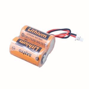 WELLVEUS 2CR17335A WK17 6V 1800mAh Lithium Battery Compatible for SANYO MR-BAT6V1 2CR17335A WK17(Pack of 2) (CR17335)