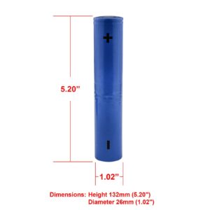 Kastar 1-Pack Battery Replacement for MagLite Acc/PK Maglite ML150LR ML150LR-1019, Maglite ML150LR(X) ML150LR-A2155