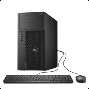 dell gaming precision 3620 tower desktop pc, intel quad core i5-7500 up to 3.8ghz, 32g ddr4, 128g ssd+1t, gpu rx 550 4g gddr5, 4k support, dvd, wifi, bt, dp, hdmi, dvi, win 10 pro 64 en/sp/fr (renewed)