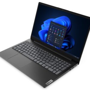 Lenovo Laptop V15 for Business (15.6" FHD, AMD 6-Core Ryzen 5 5500U (Beat i7-1065G7), 16GB RAM, 512GB SSD), Webcam w/Shutter, Military Grade, Numeric Keypad, IST Hub, Ethernet, Wi-Fi, Win 11 Pro