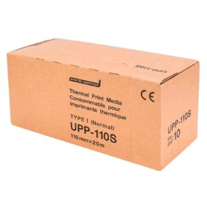 Compatible UPP-110S Ultrasound Paper 10 Rolls,Type I Black and White Video Thermal Print Media Upp-110S,110mm x 20m